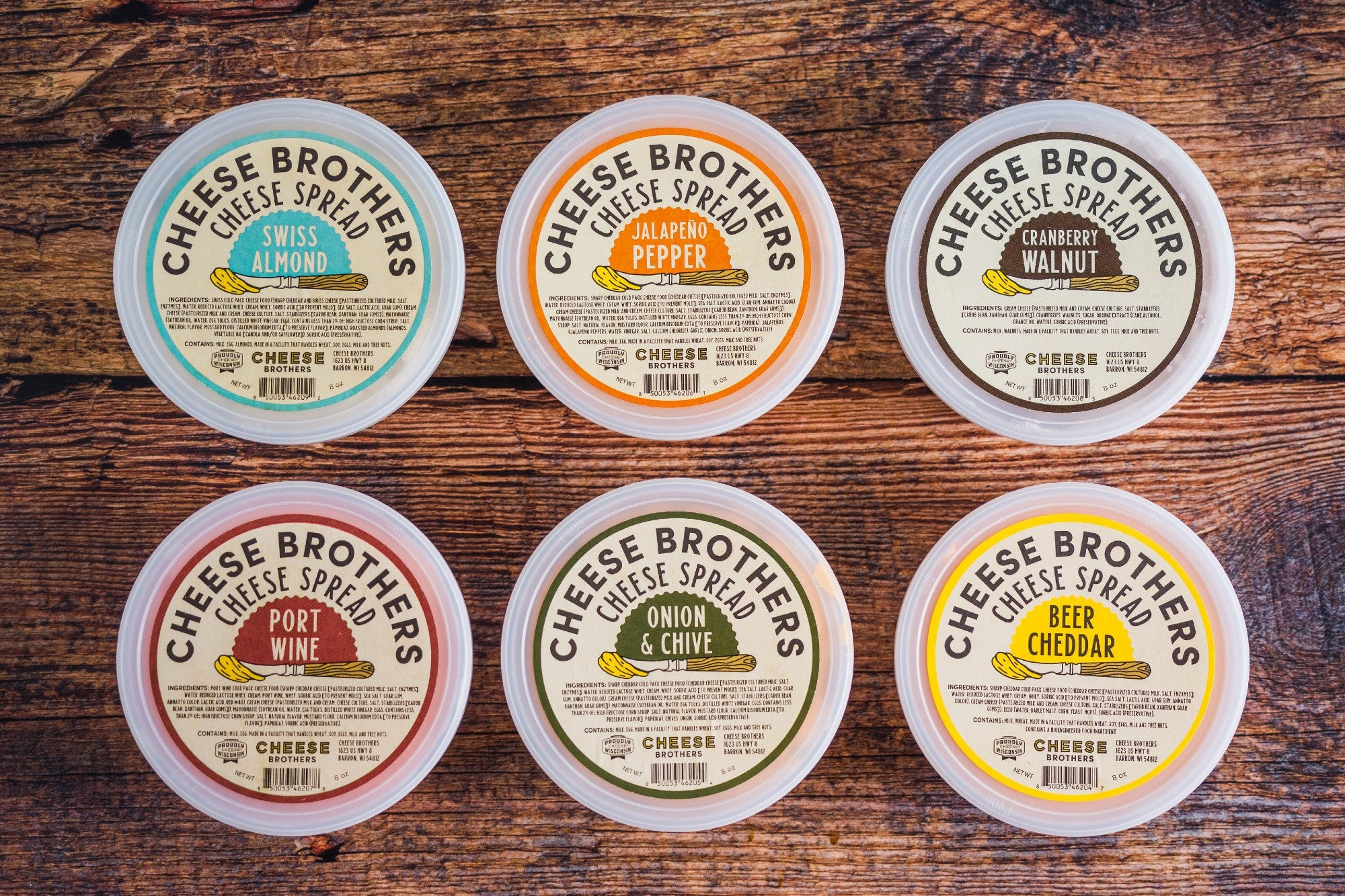 Artisan 6-Pack Cheese Spread Sampler | Order Online for Fast Delivery