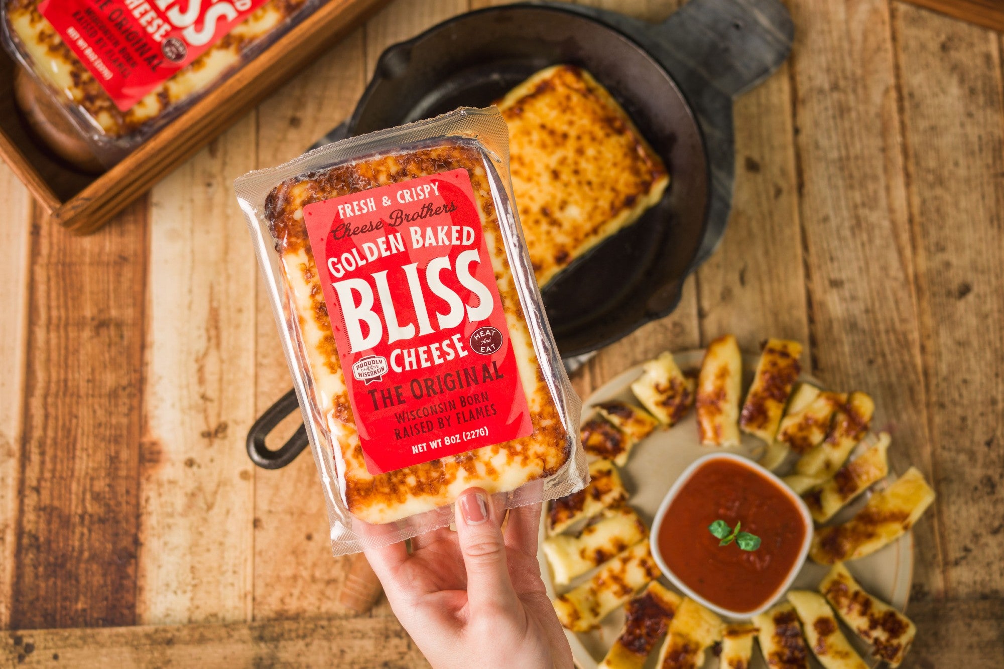 Golden Baked Bliss Cheese | Order Online Wisconsin Bread Cheese