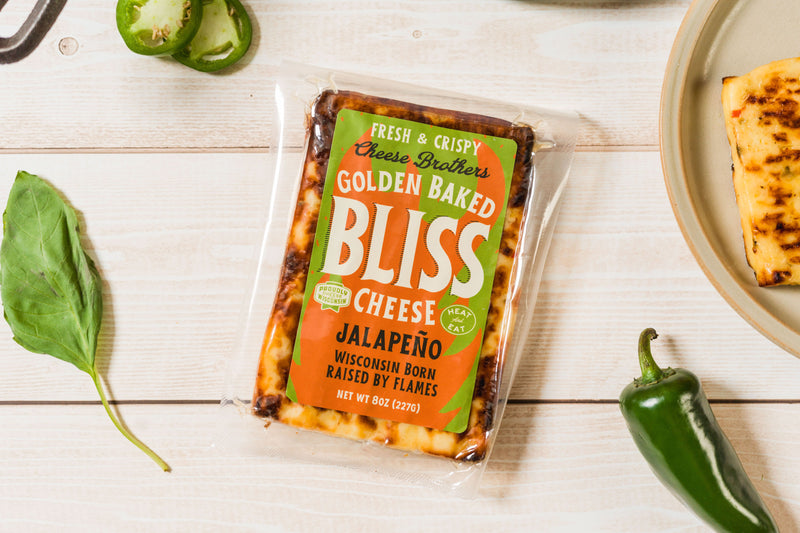 Jalapeño Golden Baked Bliss Cheese | Order Wisconsin Bread Cheese