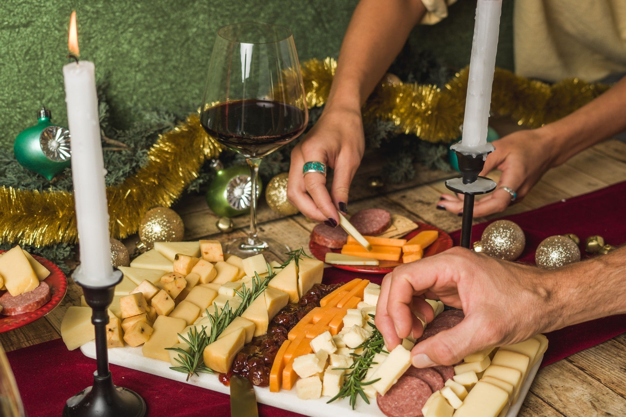 Deluxe Holiday Cheese & Charcuterie Gift Box | Order Online