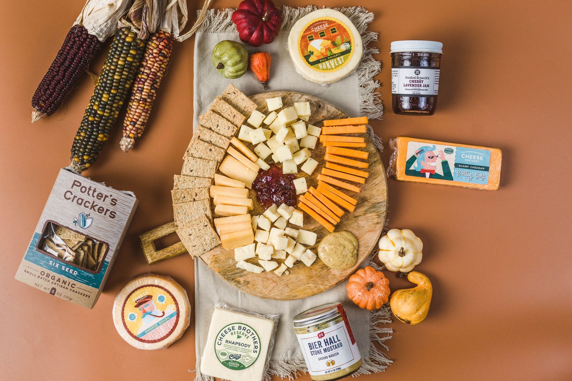 Thankful for Cheese | Thanksgiving Cheese & Charcuterie Gift Box