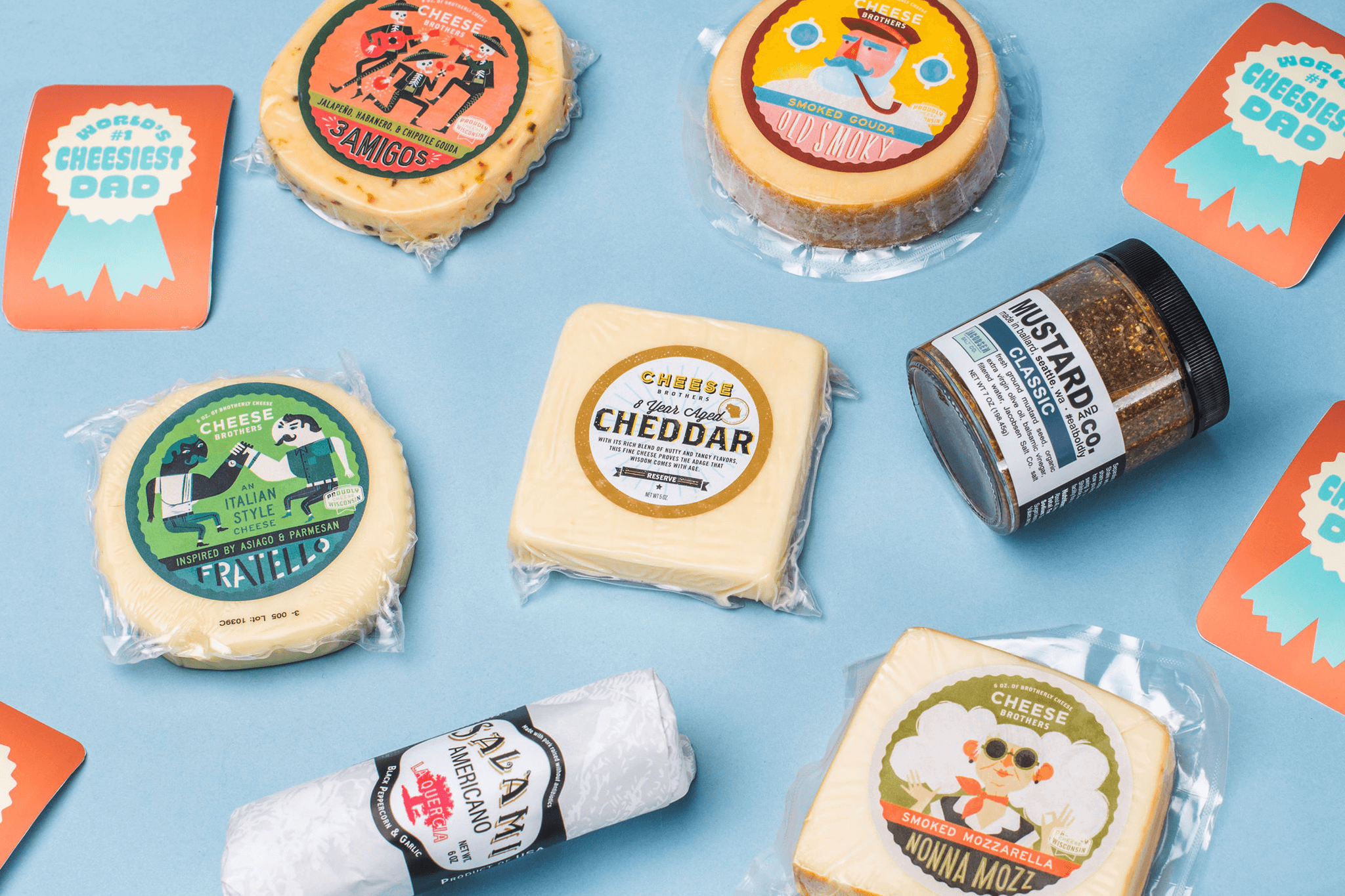 World's Cheesiest Dad | Father's Day Cheese Gift Box