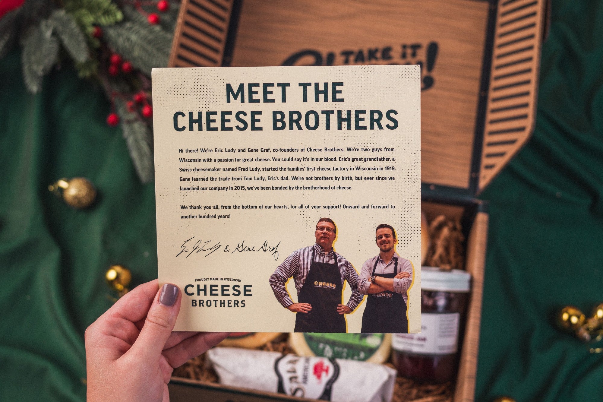 Deluxe Holiday Cheese & Charcuterie Gift Box | Order Online